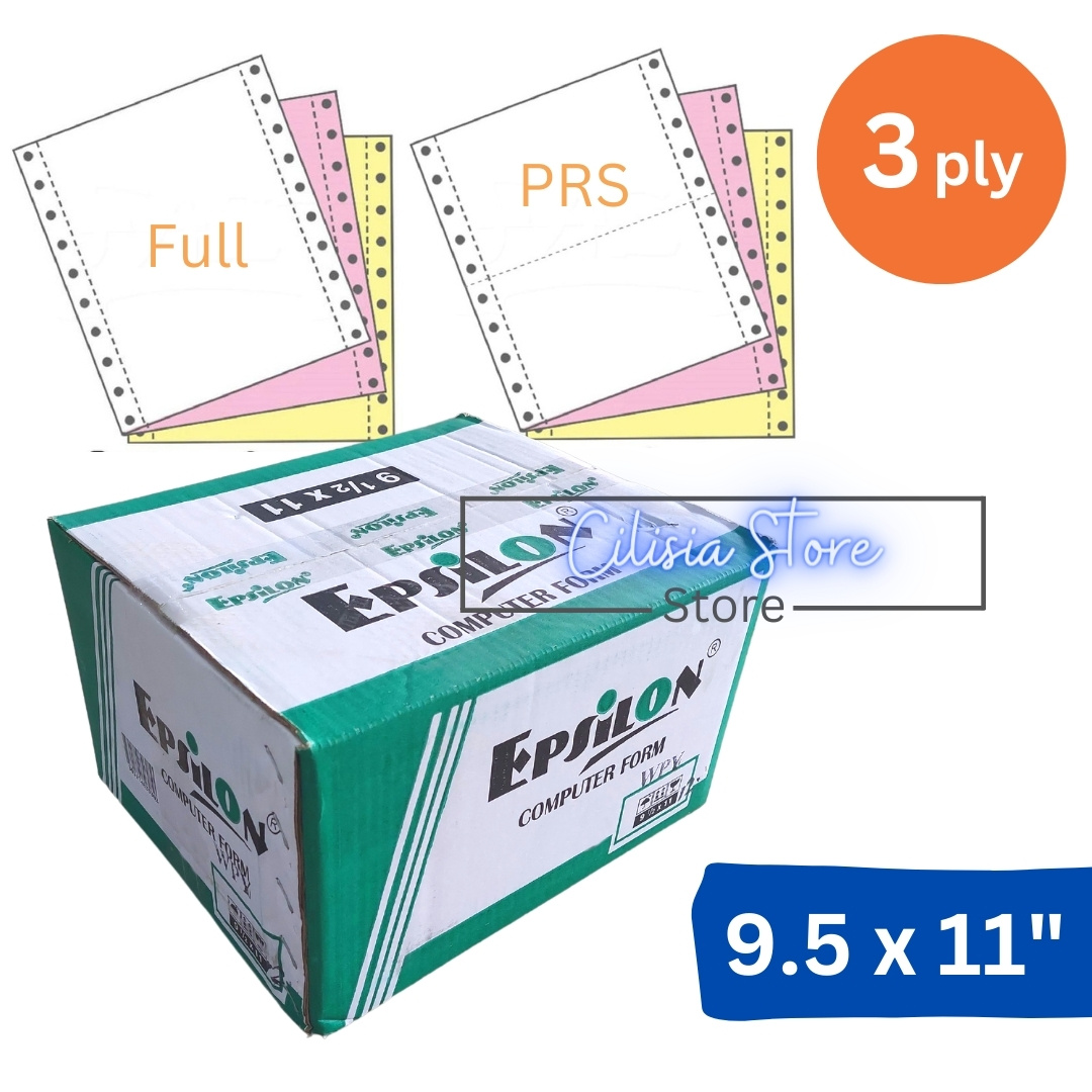 Kertas Faktur 3 Ply Epsilon Continuous Form [Full / Potong Porporasi ...