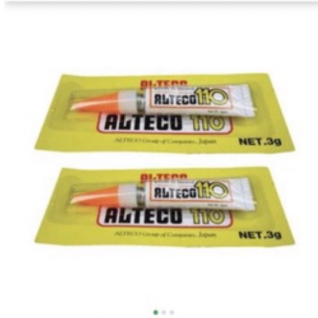 ALTECO super glue lem kuat bening 110 3 gram japan putty karet kayu keramik sepatu sol tambal ...