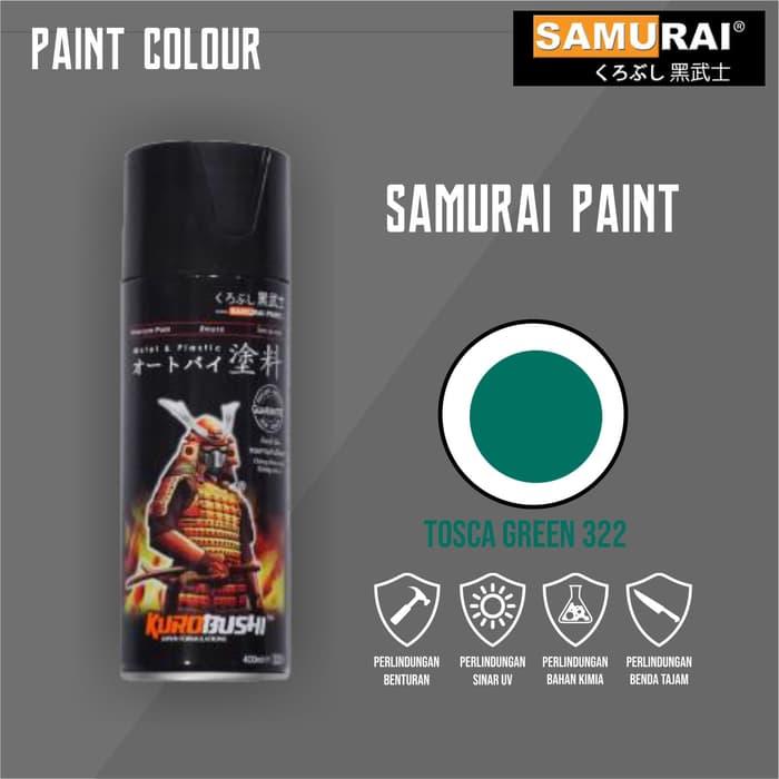 Samurai Paint 322 Tosca Green Cat Semprot / Pylox Helm / Motor / Gundam ...