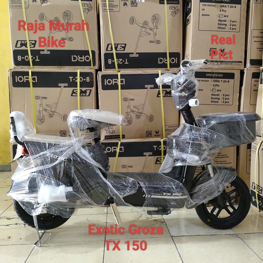 Sepeda Listrik Exotic Groza TX150 Sepeda Listrik E-bike Bergaransi ...