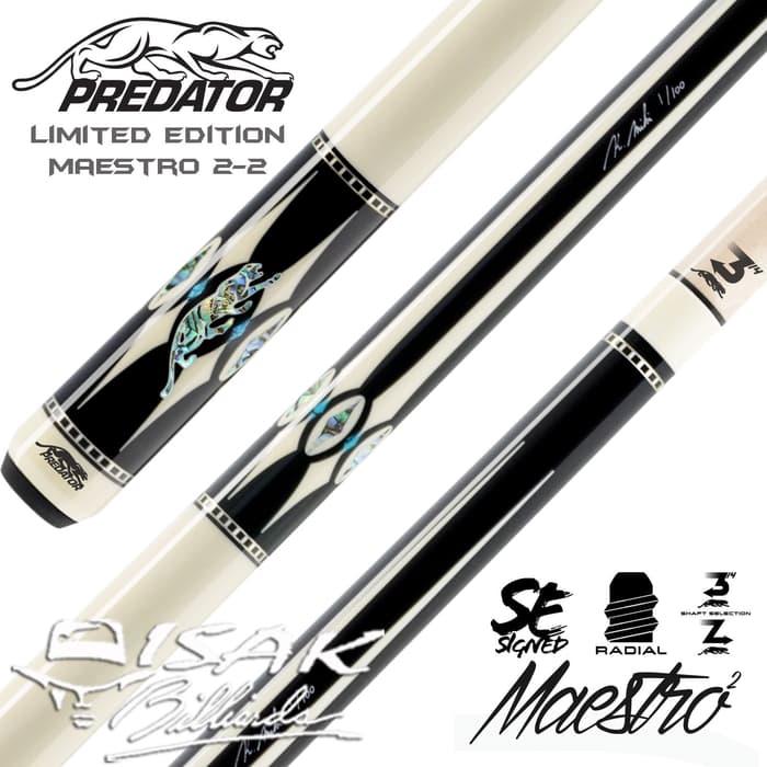 Predator Maestro 2-2 Cue - Limited Edition Billiard Stick Stik Biliar ...