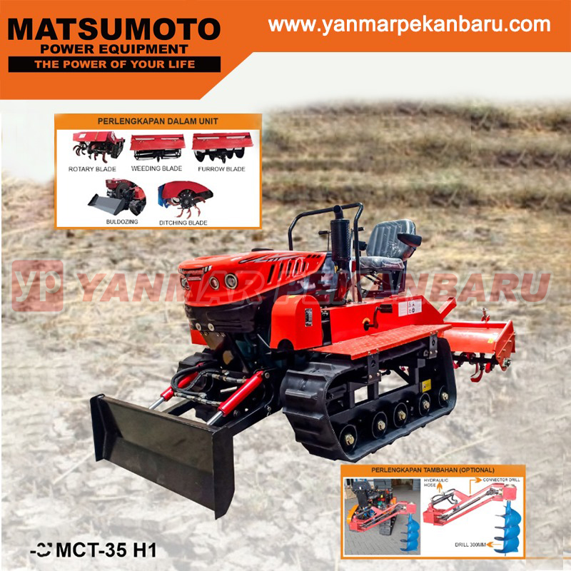 Traktor Amfibi / Crawler Tractor MATSUMOTO MCT 35 H1 [BOOK FEE ...