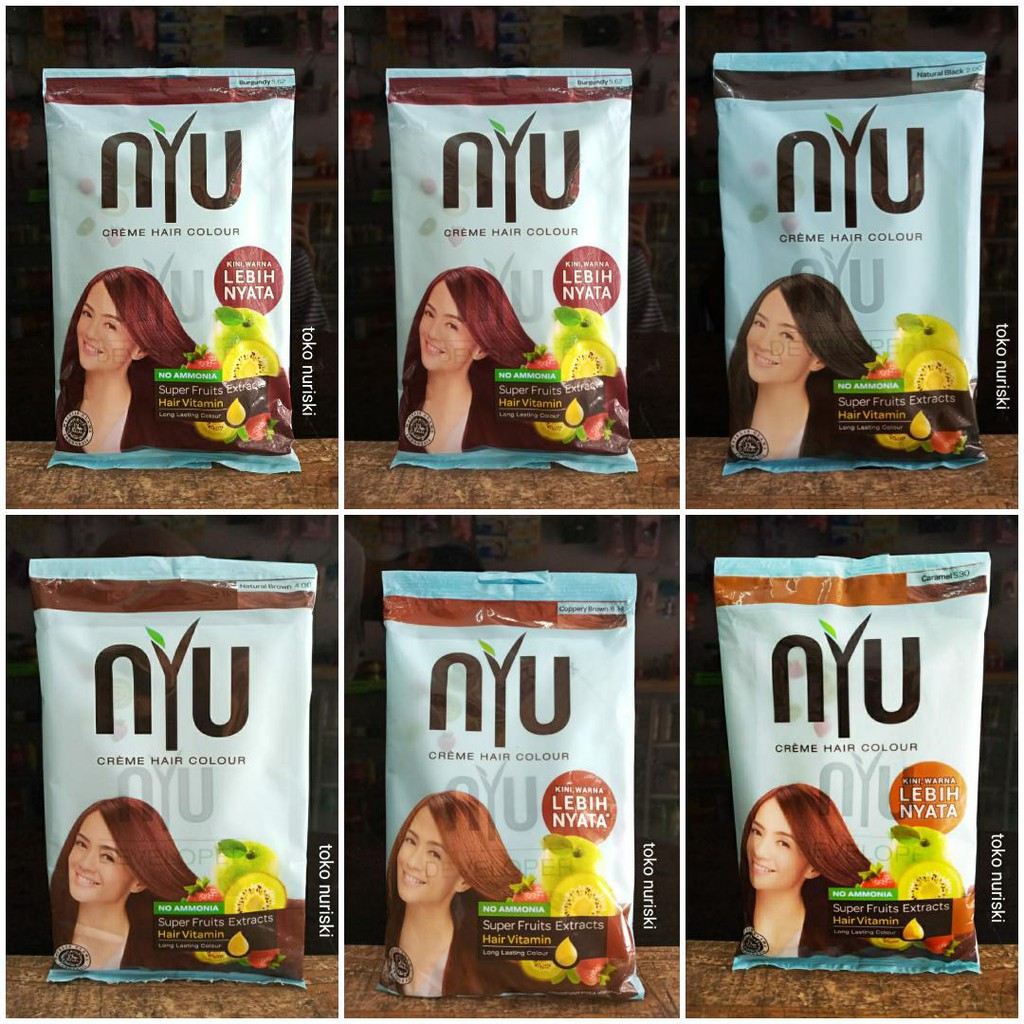 Rose Kosmetik Offical NYU Creme Hair Color Sachet | Lazada Indonesia