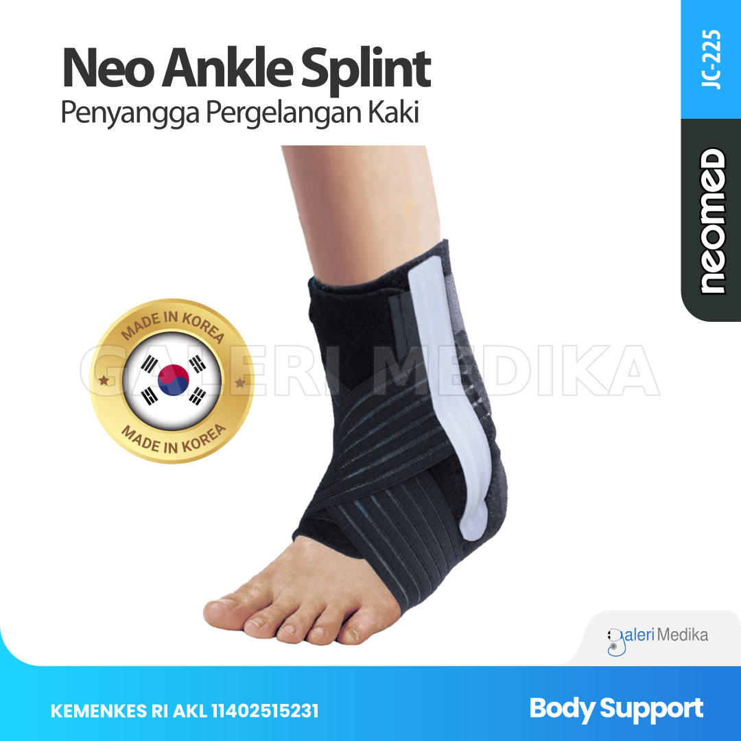 Neomed JC-225 Neo Ankle Splint Penyangga / Support Pergelangan Kaki ...