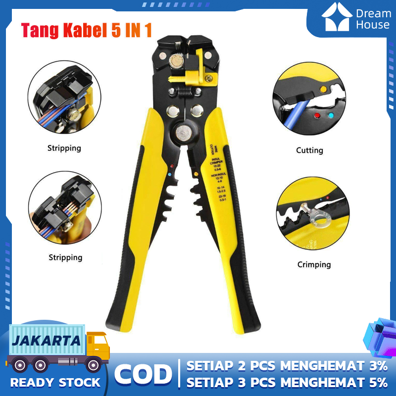 (Dikirim Dari Jakarta)Promo Tang Kabel Multifungsi Wire Cutter Pliers ...