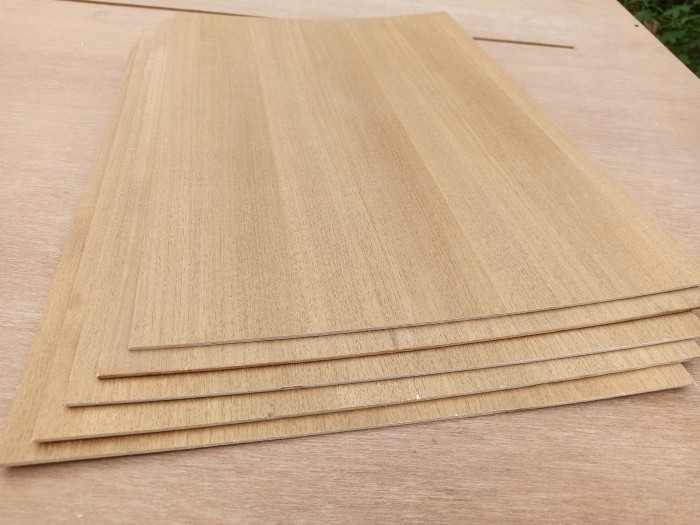 Multiplek / triplek teakwood 3mm (110x50)cm, triplek motif jati ...