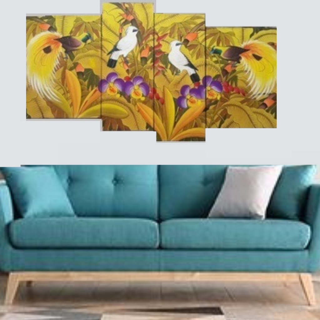 Lukisan Hiasan Dinding Realis Motif Burung | Lazada Indonesia
