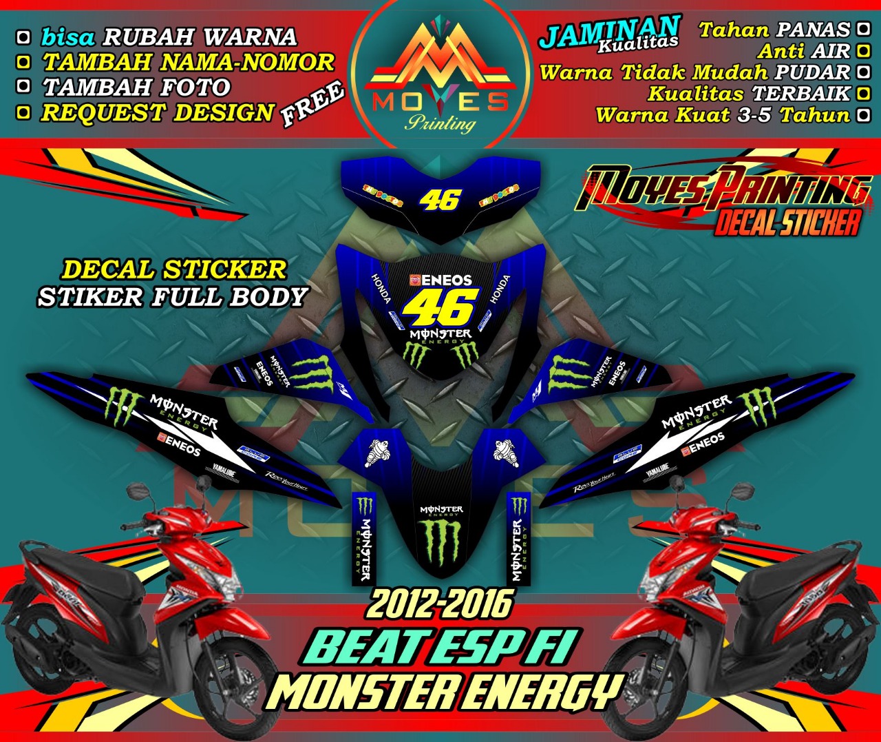 decal beat esp fi stiker decal motor honda beat esp fi desain desain ...