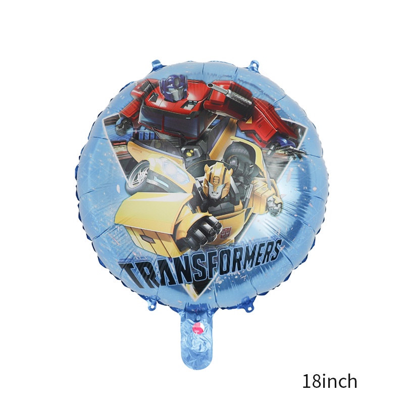 Balon Foil Bulat Transformers / Megatron , Optimus Prime, Bumblebee ...