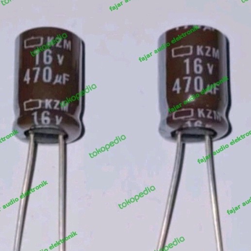 kapasitor nippon 470uf 16v elko elco capasitor 470 uf 16 v capacitor ...