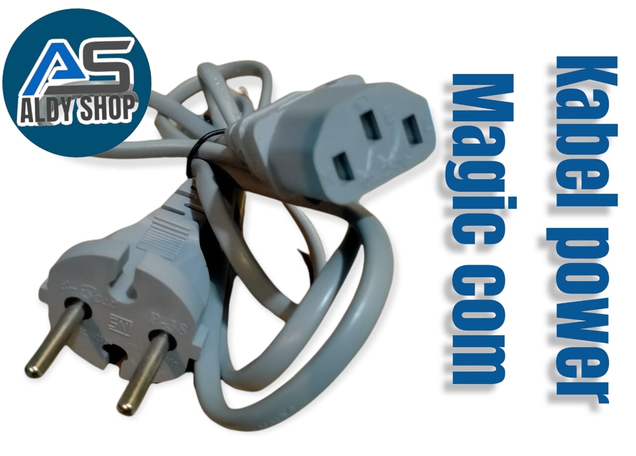 Colokan listrik magic com / colokan rice cooker lubang 3 / Kabel power ...