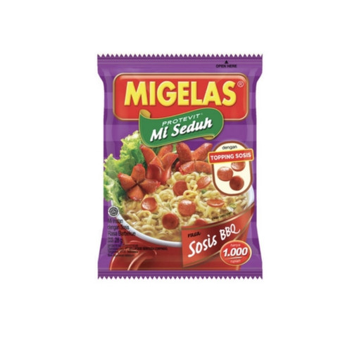 Migelas Mie Gelas Protevit Eceran 30gr Mi Seduh Instant Ayam Bawang ...