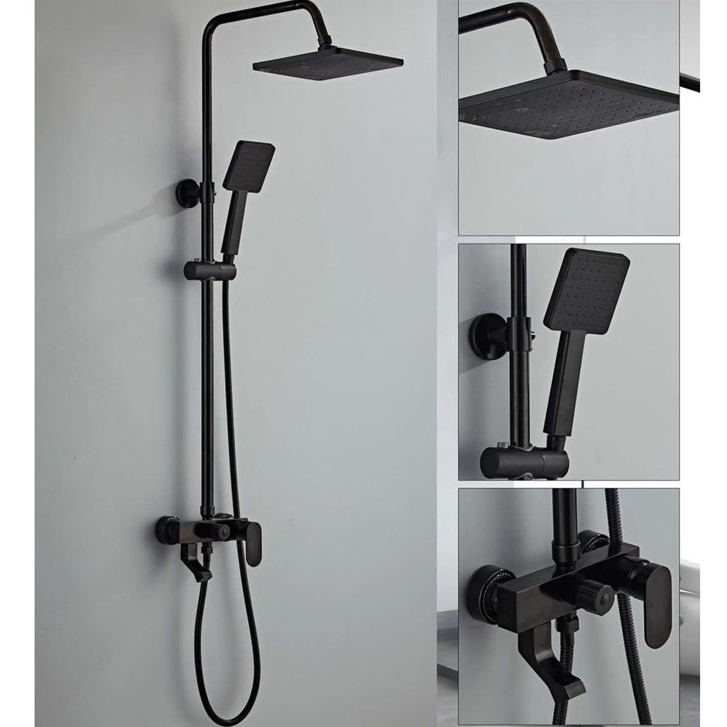Shower Kamar Mandi 4 Dalam 1 Set Shower Dengan Faucet Sprayer Faucet Panas Dan Dingin Set Kamar ...
