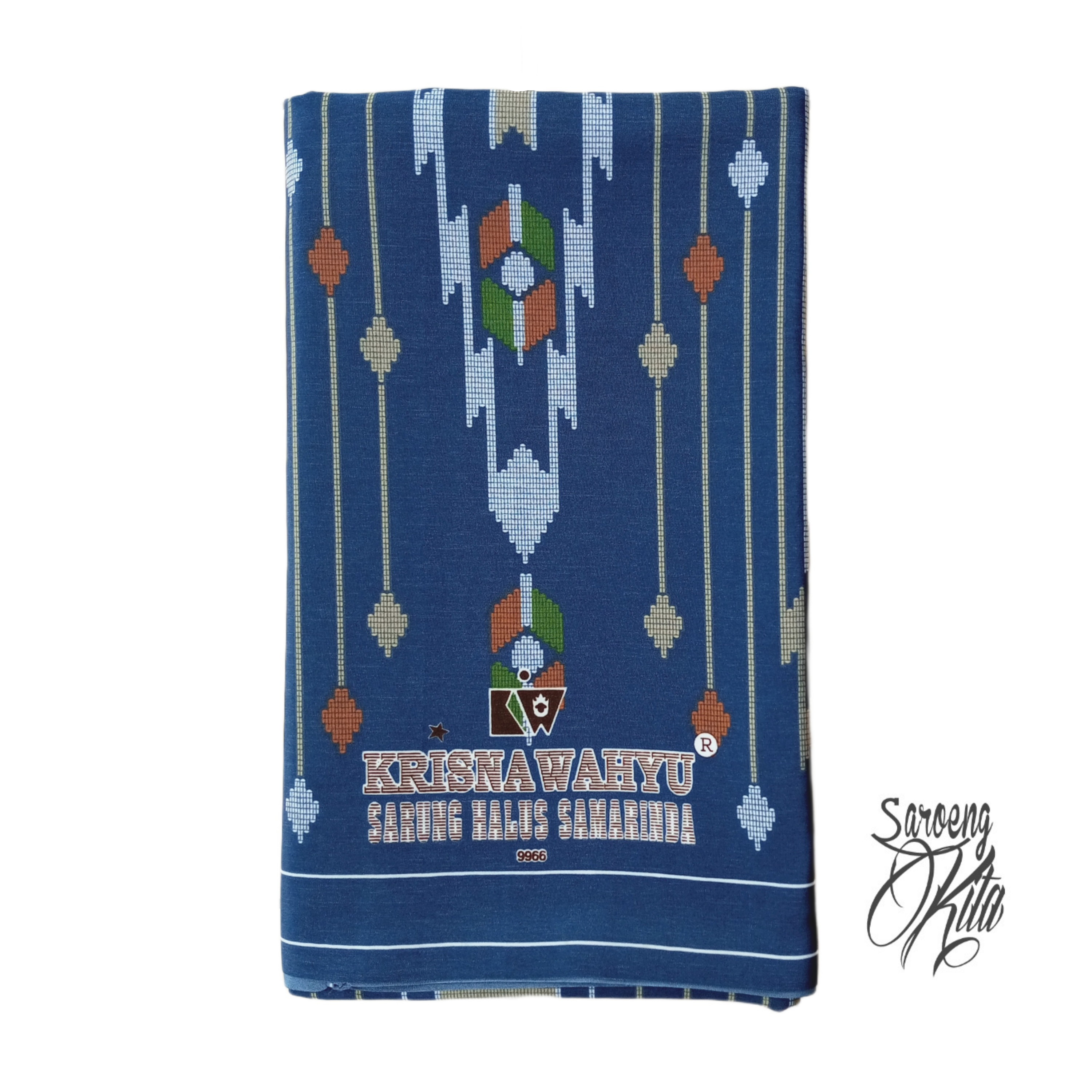 Krisna Wahyu - Sarung Halus Batik Samarinda Krisna Wahyu Biru | Lazada ...
