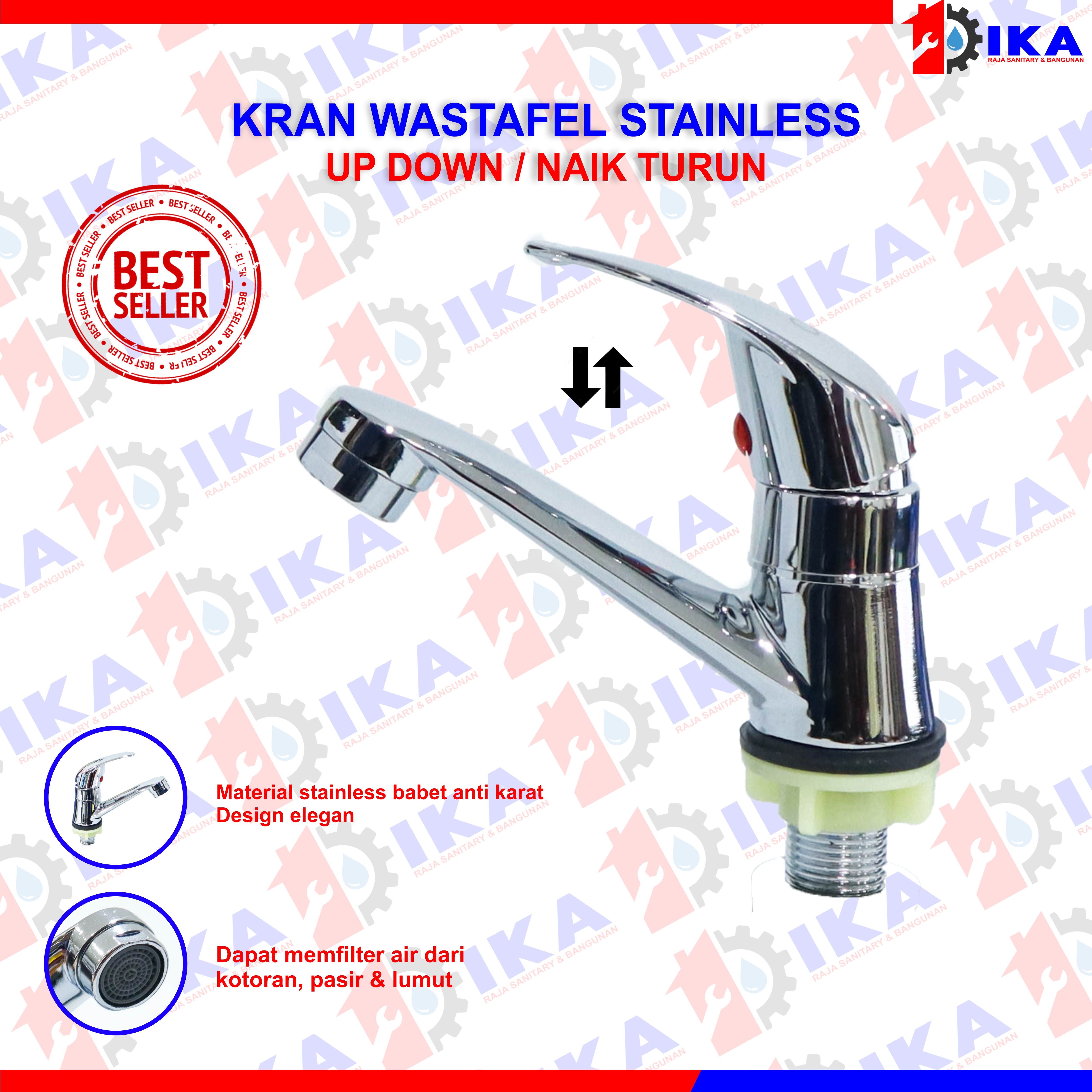 Kran wastafel / angkat/ cuci tangan/ up down / CAB / bagus murah kuat ...