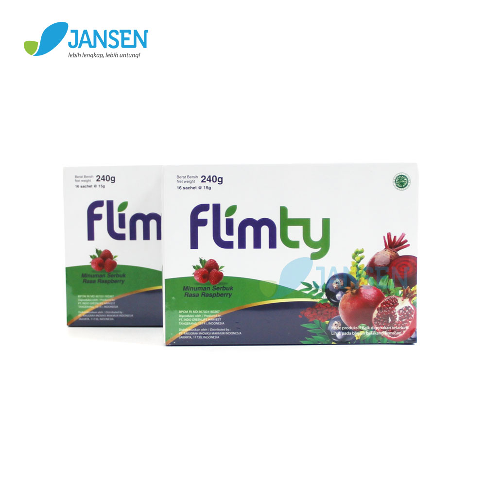 Flimty Fiber Antioxidant - Minuman Detox Rasa Raspberry 2 Box | Lazada ...