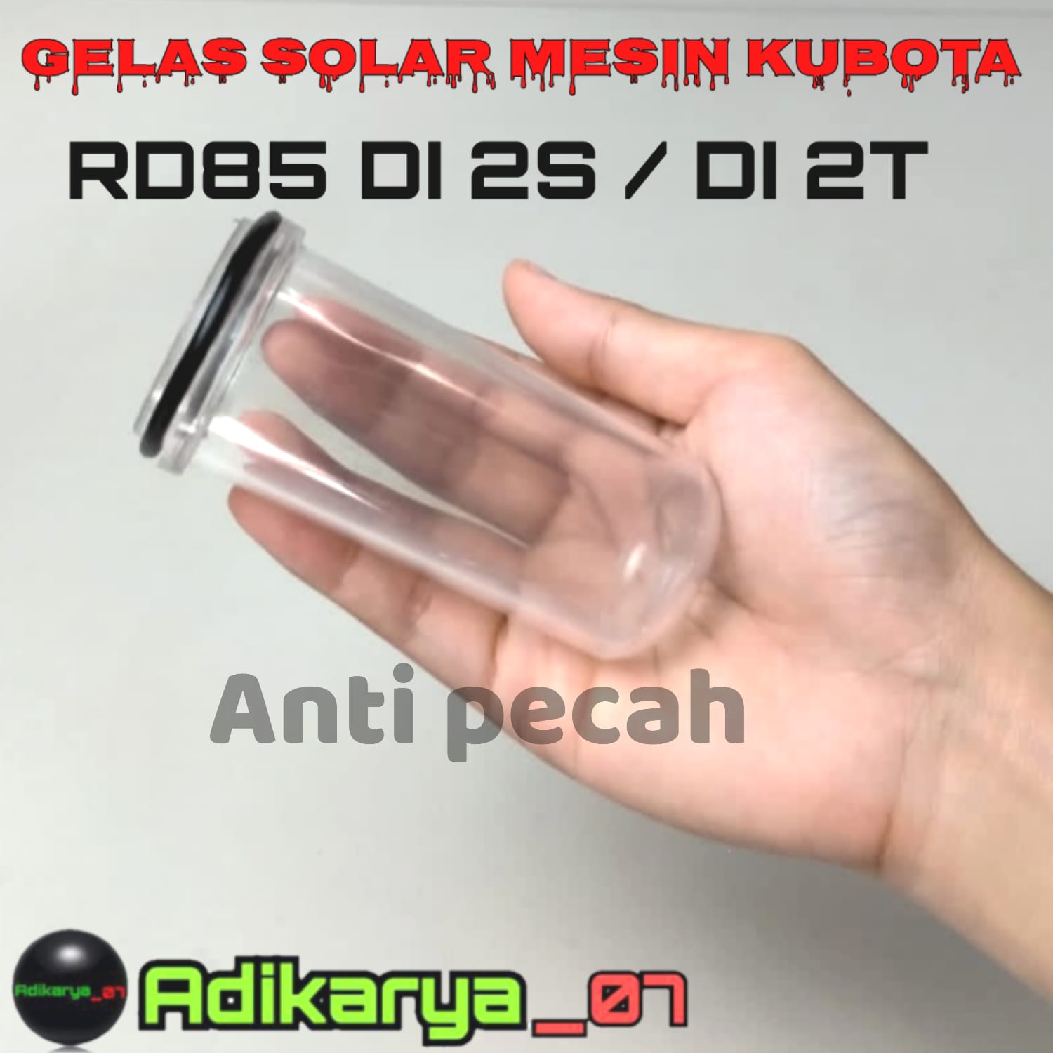 Gelas element Fuel Filter Saringan Solar Mesin Kubota RD 45-85 ANTI ...