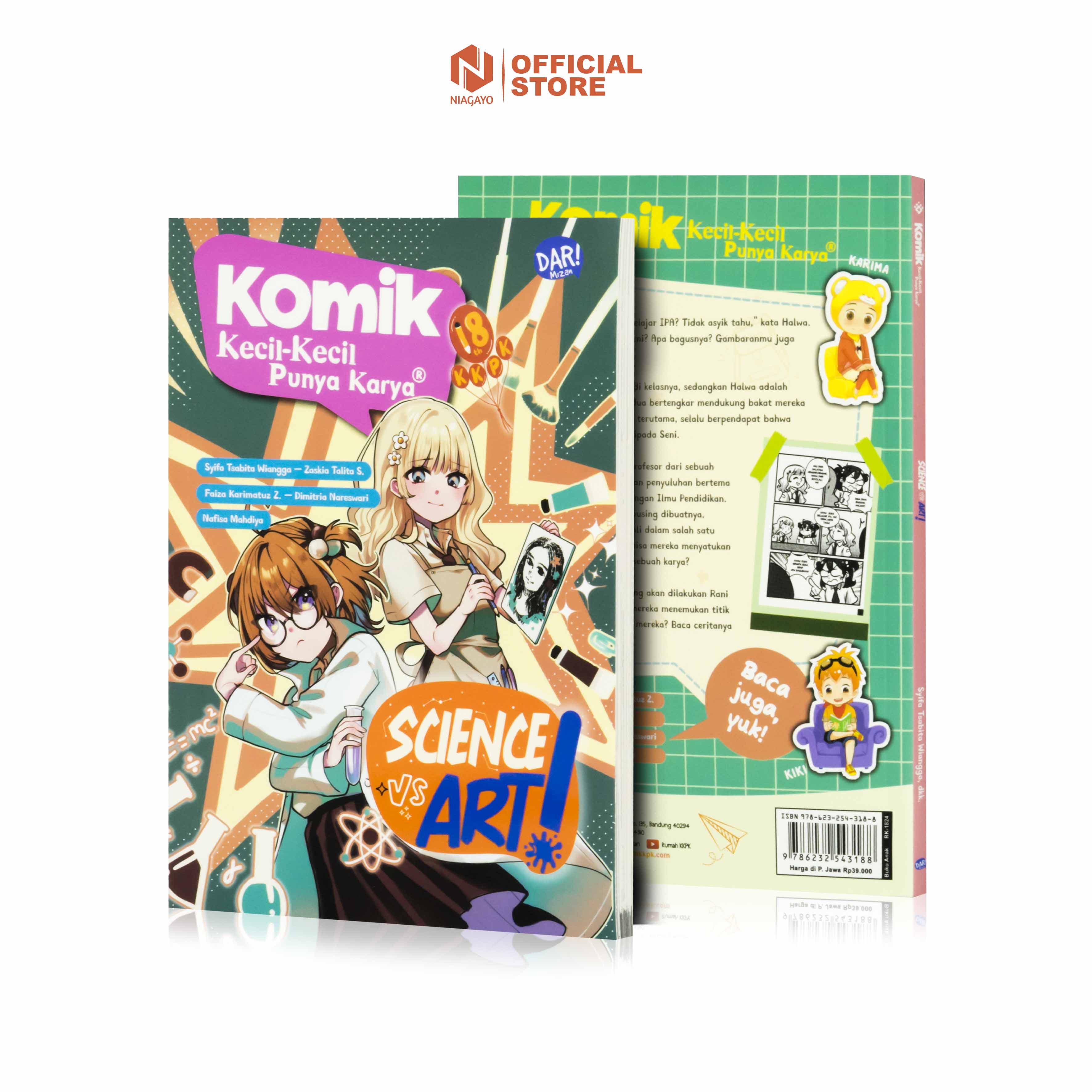 Komik Science Vs Art! - Kecil Kecil Punya Karya Original | Lazada Indonesia