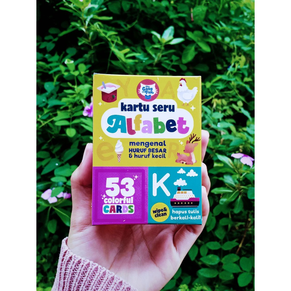 Flashcard Kartu Seru Alfabet - Belajar Mengenal Abjad Huruf Besar ...