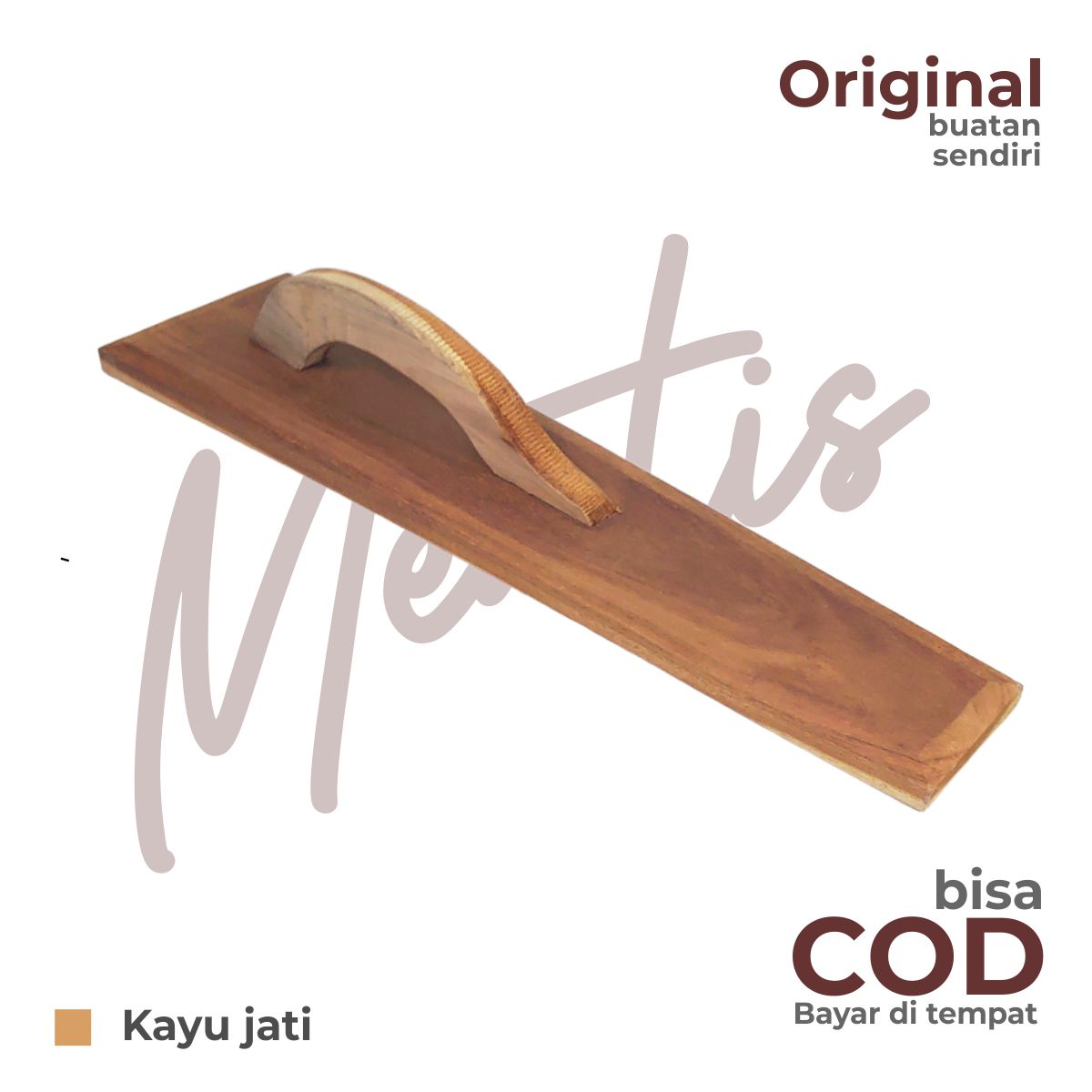 RASKAM / ROSKAM KAYU JATI / GOSOKAN KAYU JATI / TROWEL KAYU ALAT ...