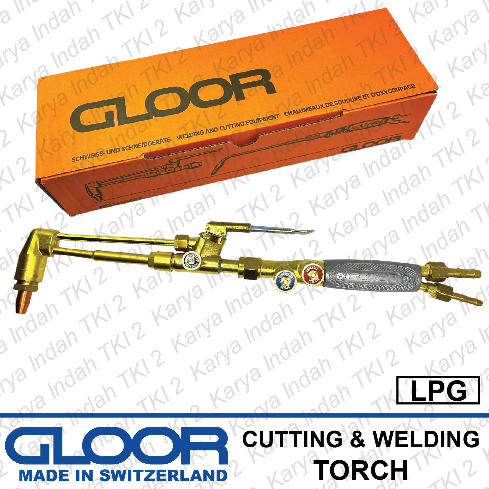 Blander Las dan Potong LPG GLOOR Welding Torch and Cutting Torch Set ...