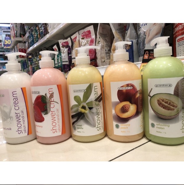 Guardian Shower Cream Sabun Mandi Cair ukuran 1 Liter | Lazada Indonesia