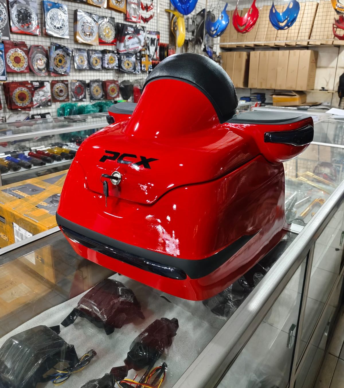 TOP BOX PCX 150 - TOPBOX PCX 150 160 - BOX BELAKANG SANDARAN BACKREST ...