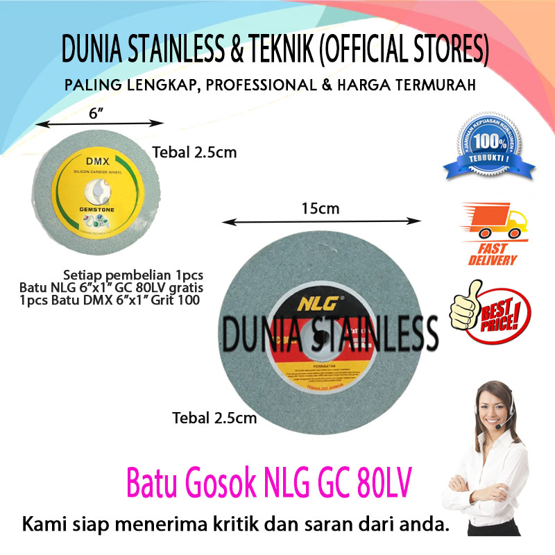 Batu Gosok NLG GC 80LV | Lazada Indonesia