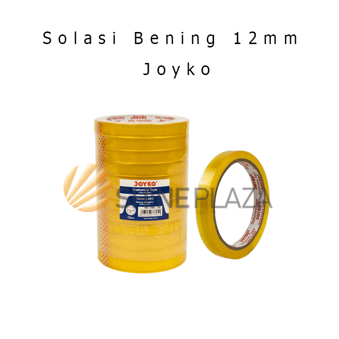 Solasi Selotip Bening 12mm - Isolasi Solatip Joyko 1/2 Inch | Lazada ...
