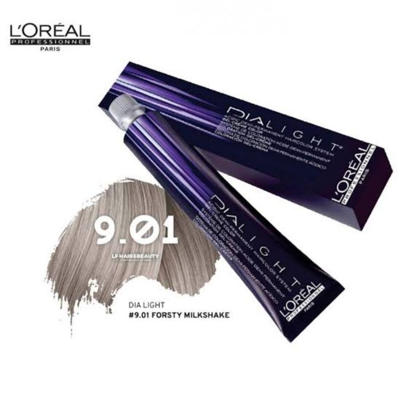 Loreal Paris DiaLight Hair Colourant 9.01 Frosty Milkshake 50ml ...