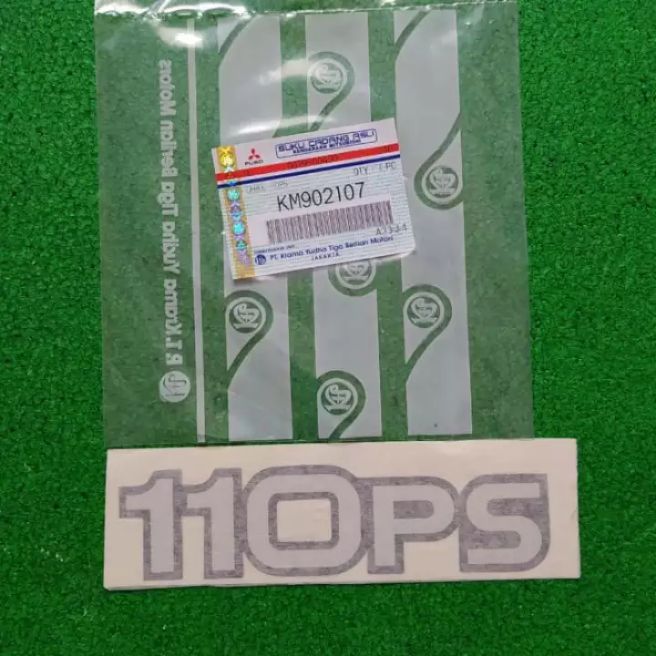 stiker logo tulisan 110 PS untuk ps canter 110 ps original ktb | Lazada ...