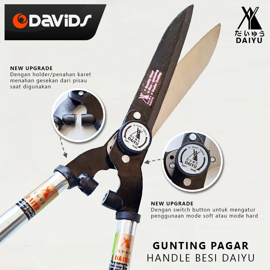 Gunting Rumput Super Tajam Tangan Ori Panjang Besar Ranting Taman Kebun ...