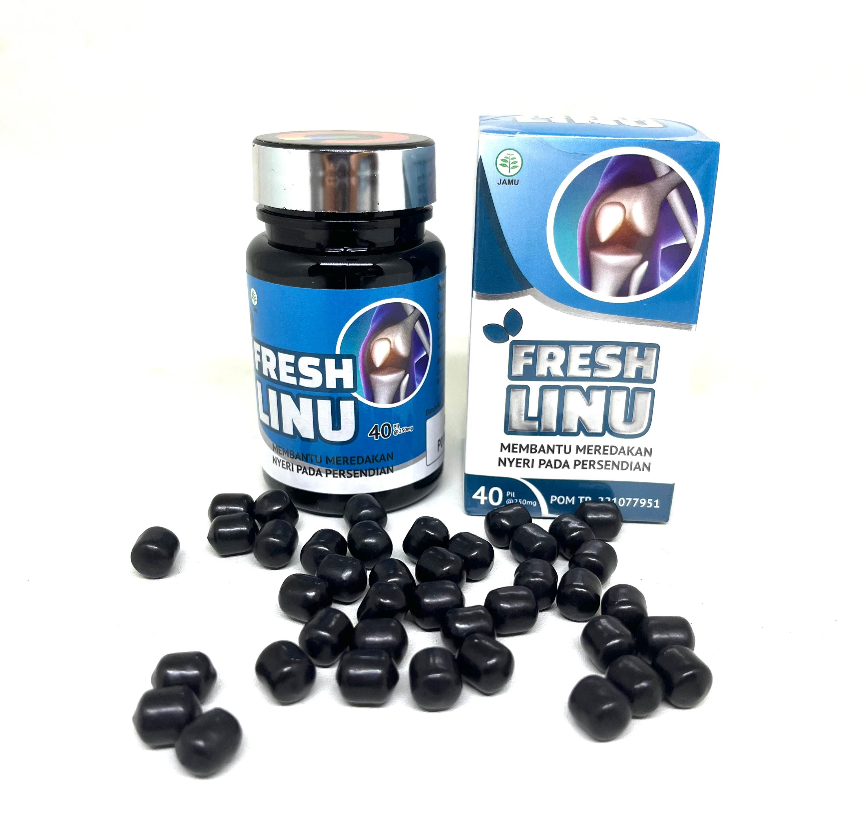 Fresh Linu Solusi untuk nyeri sendi dan syaraf original 1 botol isi 40 ...
