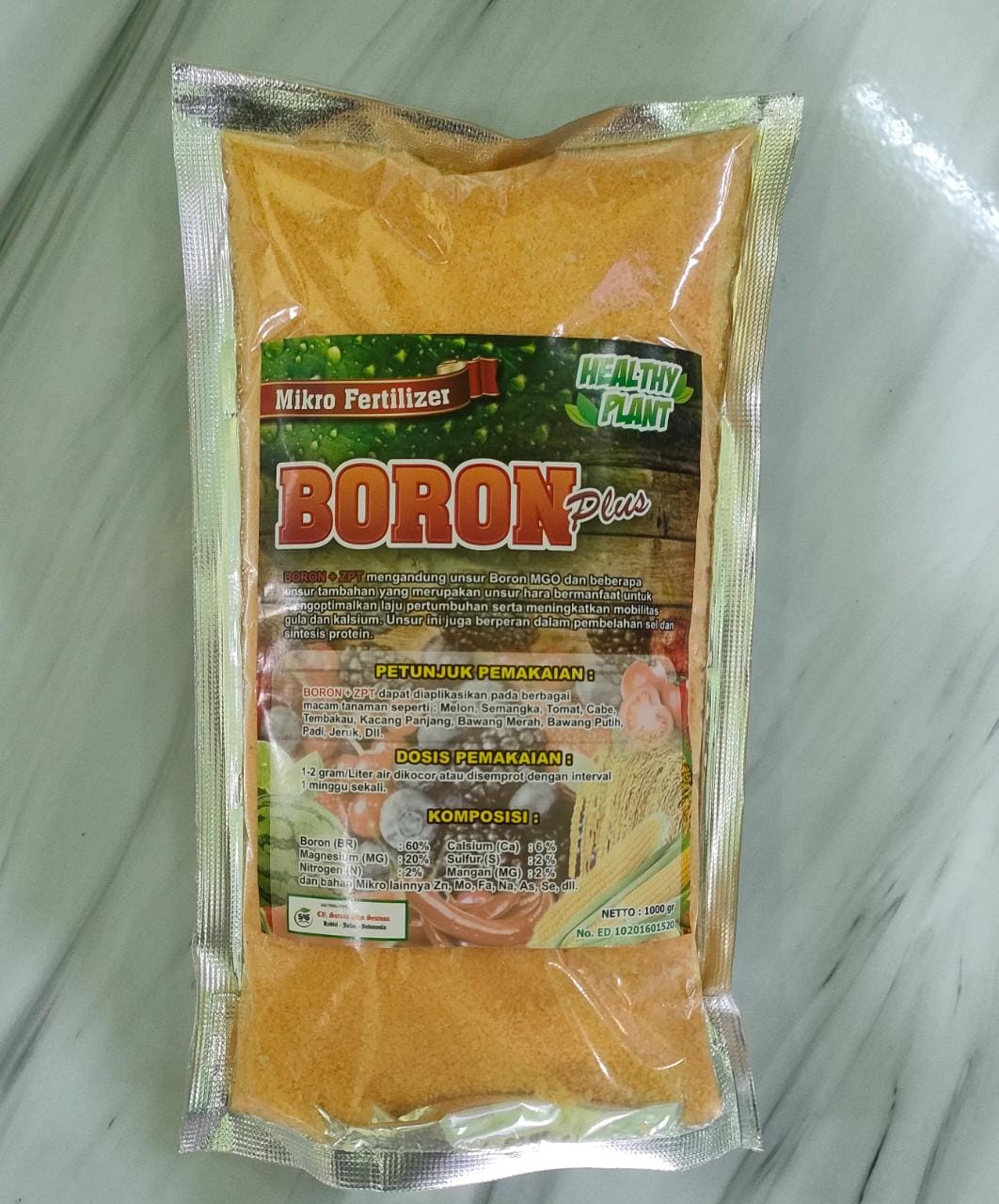 Pupuk Pertanian Tanaman Micro Fertilizer BORON Plus Kemasan 1kg ...
