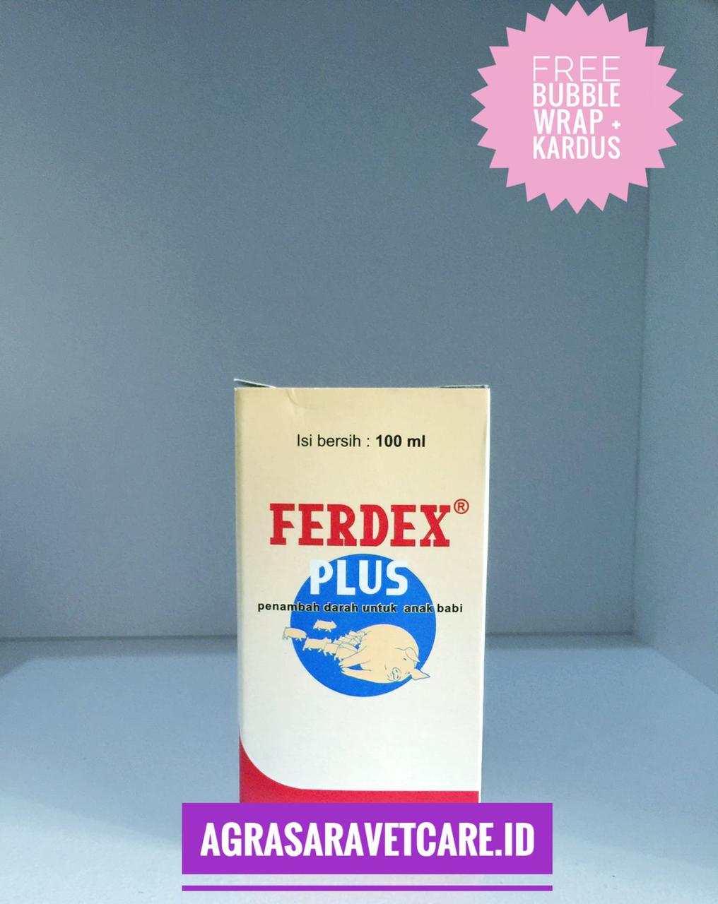 FERDEX PLUS 100 ml- Obat anemia ternak Penambah Darah Anak Babi Zat ...