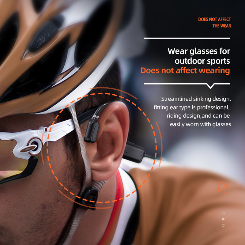 【Yiuu】2021ใหม่【ลงใน Ear】Wireless หูฟังบลูทูธ Conceptual กระดูกหูฟังคอน ...