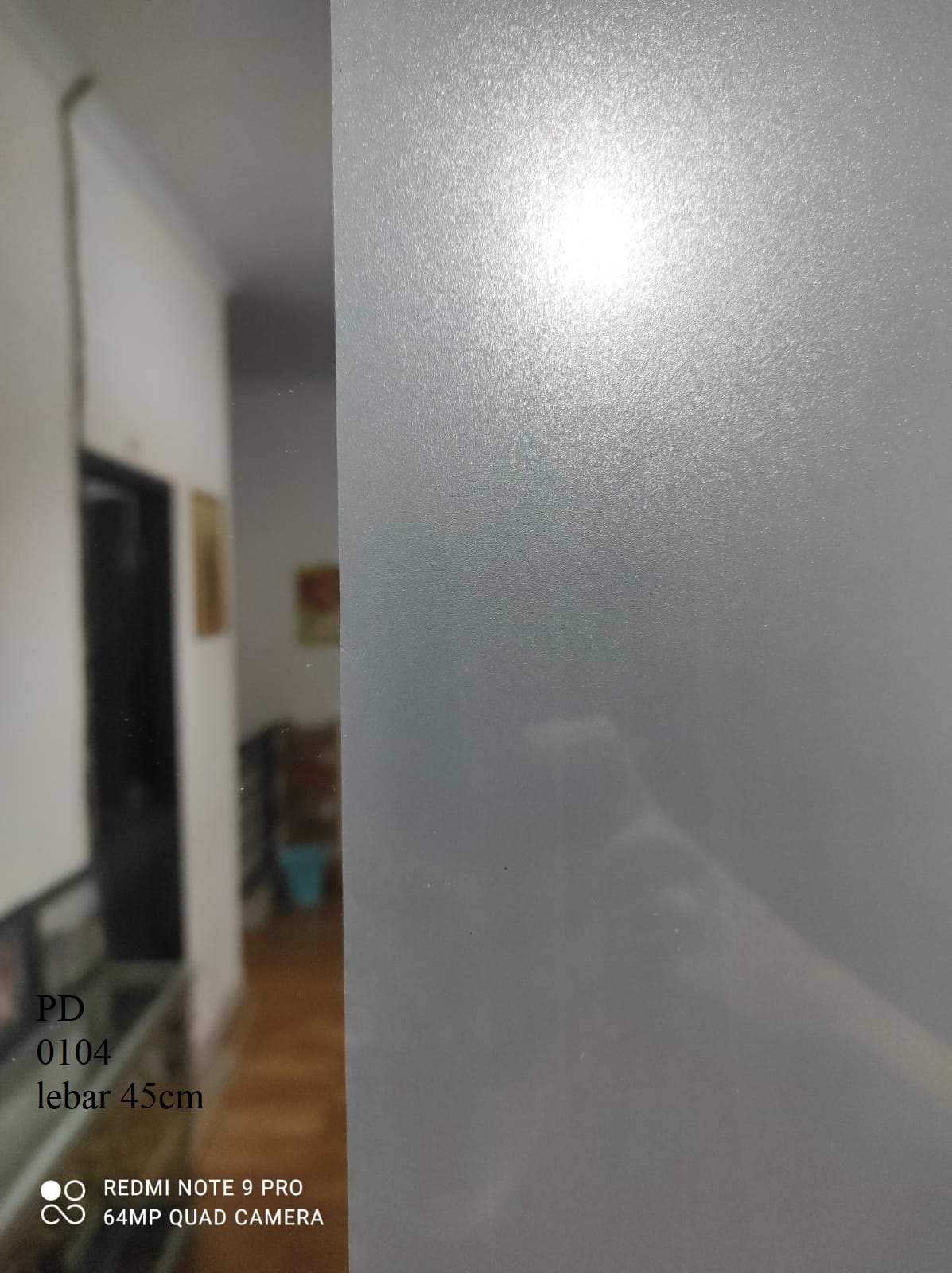 STIKER KACA SANDBLAST/STICKER KACA motif Polos Buram /Pasir /Es ...