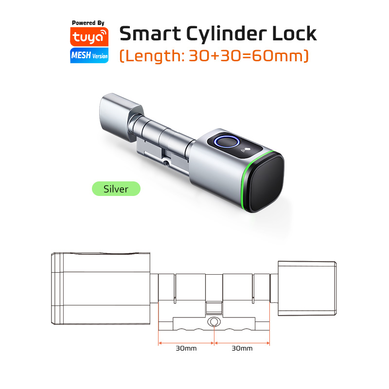 Kunci Pintu Pintar Silinder Bluetooth, Kartu RFID Sidik Jari Aplikasi ... Kunci Pintu Pintar Silinder Bluetooth, Kartu RFID Sidik Jari Aplikasi ...