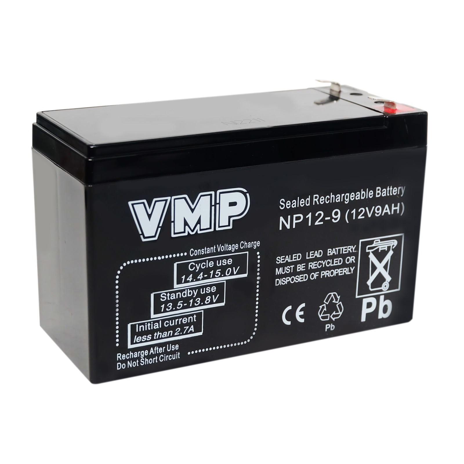 Baterai VMP 12v 9ah 20hr NP9-12 AGM VRLA MF Aki Kering. Original ...