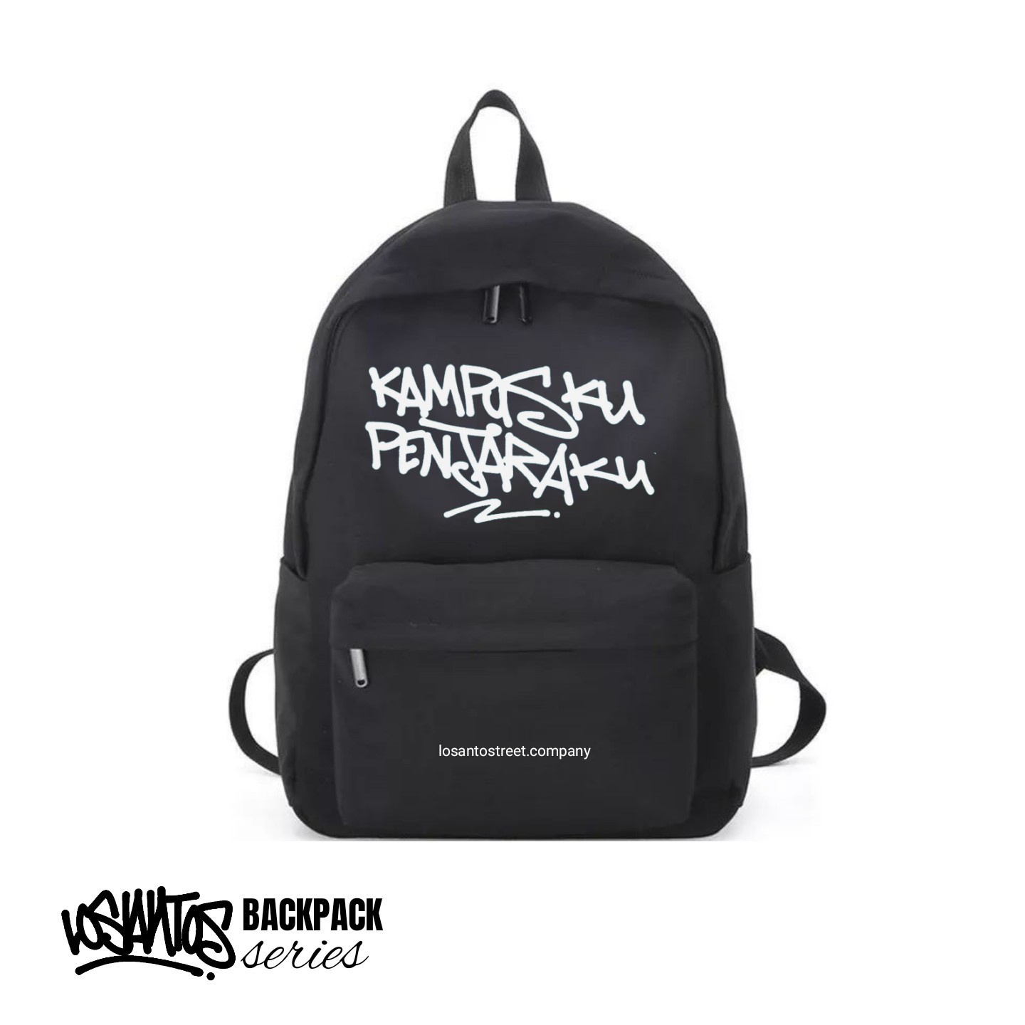 ransel pria backpack losantos "'kampus ku" free sticker pack | Lazada ...