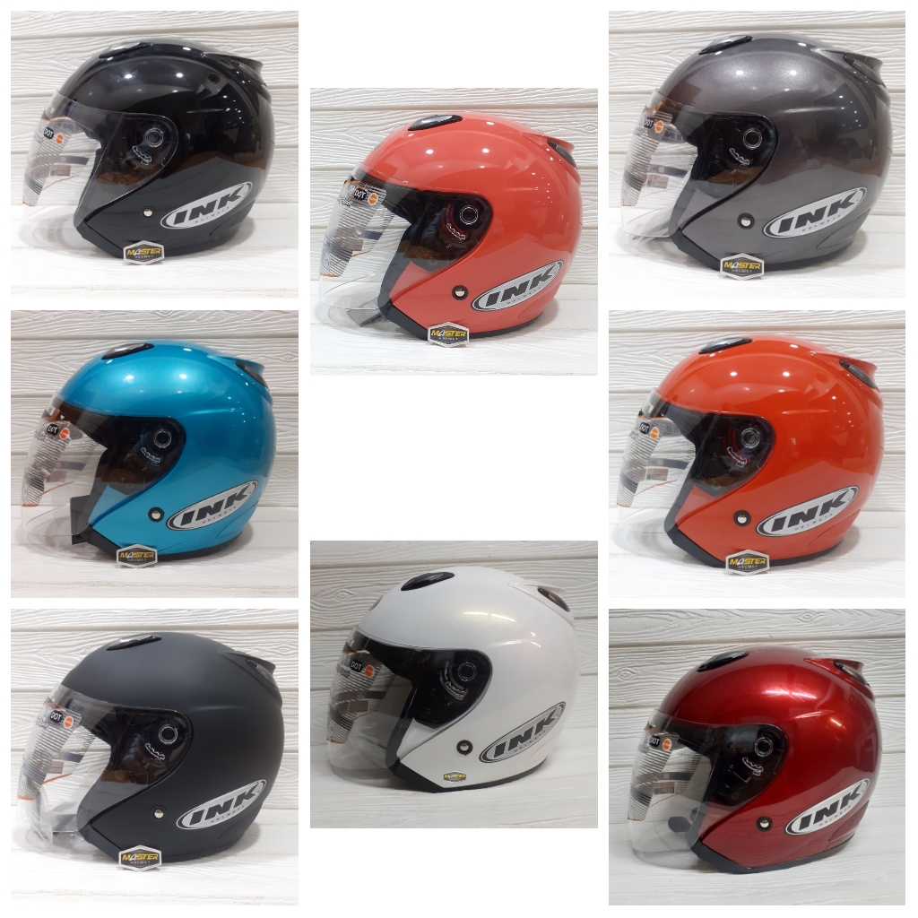 helm INK Half face INK centro 100% original INK | Lazada Indonesia