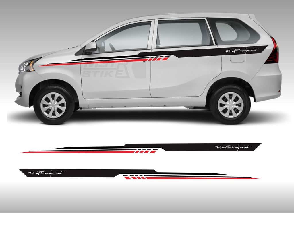 Stiker mobil toyota avanza sticker mobil avanza cutting sticker mobil ...