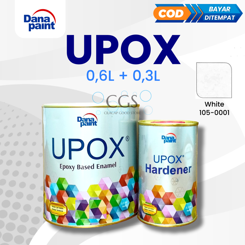 Cat Lantai dan Jalan Epoxy Putih UPOX Danapaint / cat lantai keramik ...