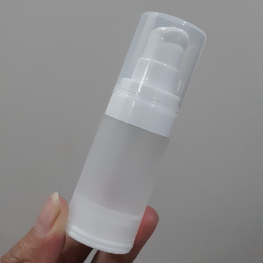Botol Airless 15ml Bening Frosted Bottle Serum Airless Pump Kosmetik ...
