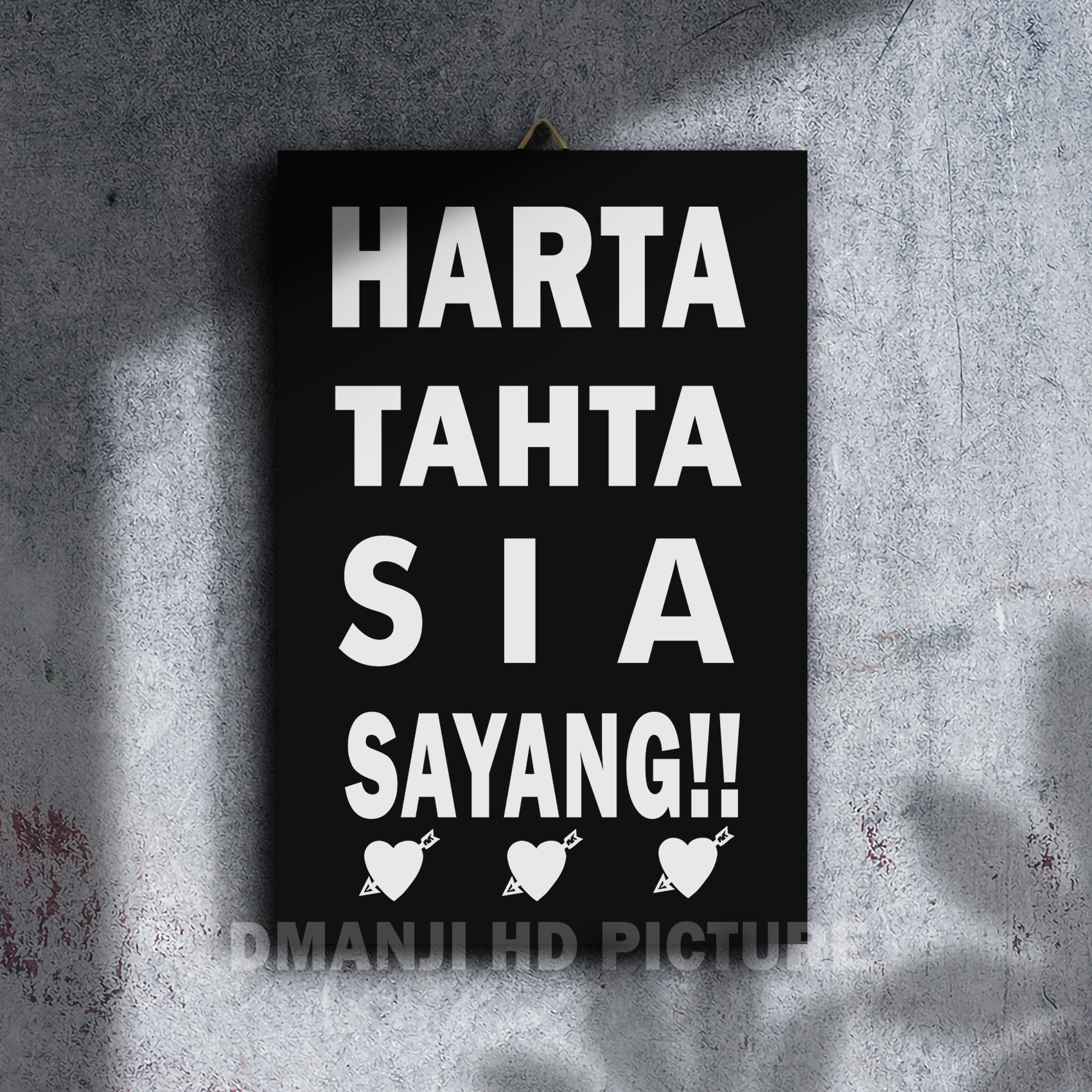 1-13 HIASAN DINDING ACOT SUNDA / POSTER KAYU QUOTES SUNDA / HIASAN ...