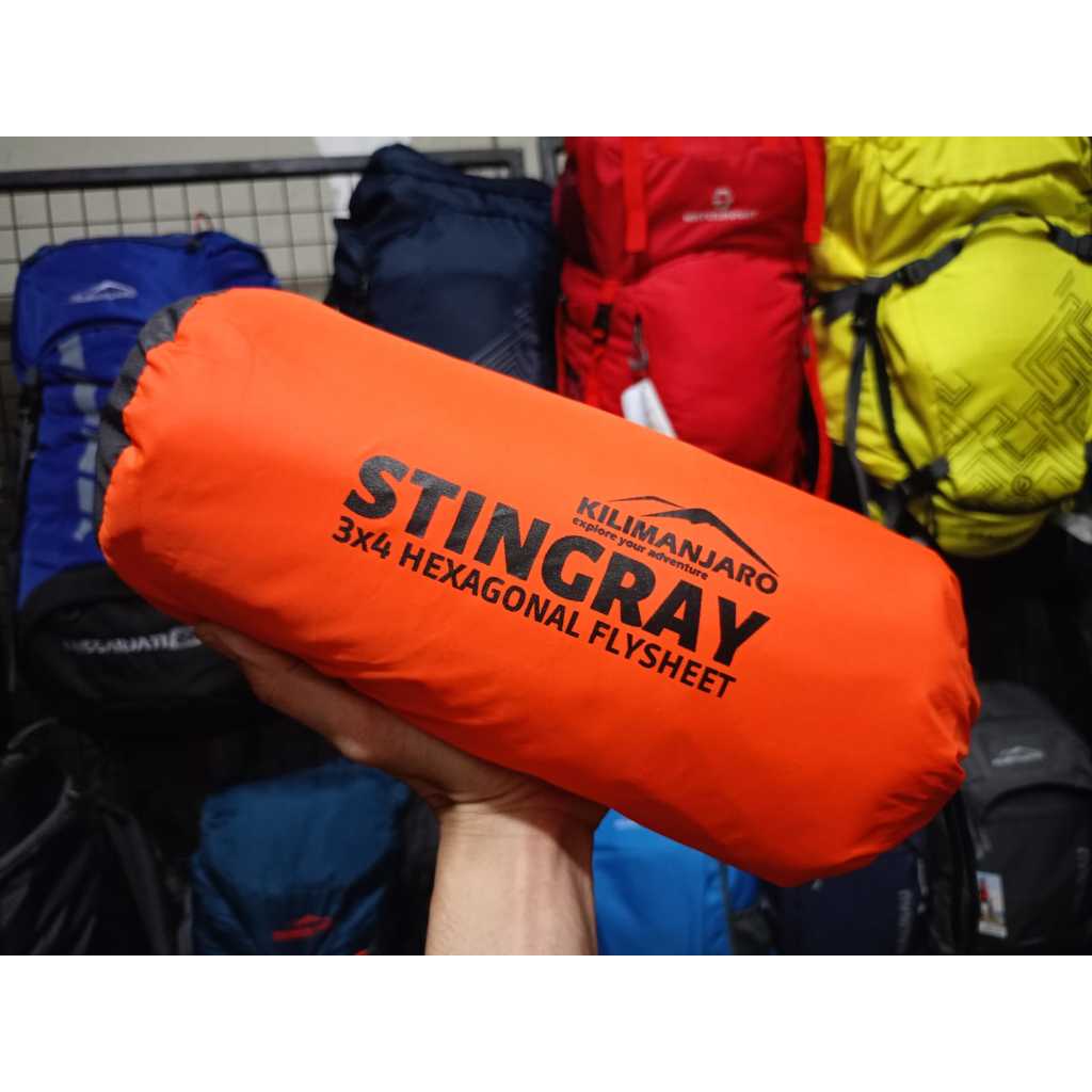 Flysheet Hexagon Kilimanjaro Stingray 3x4 M - FULL SEAM SEALS - Tenda ...