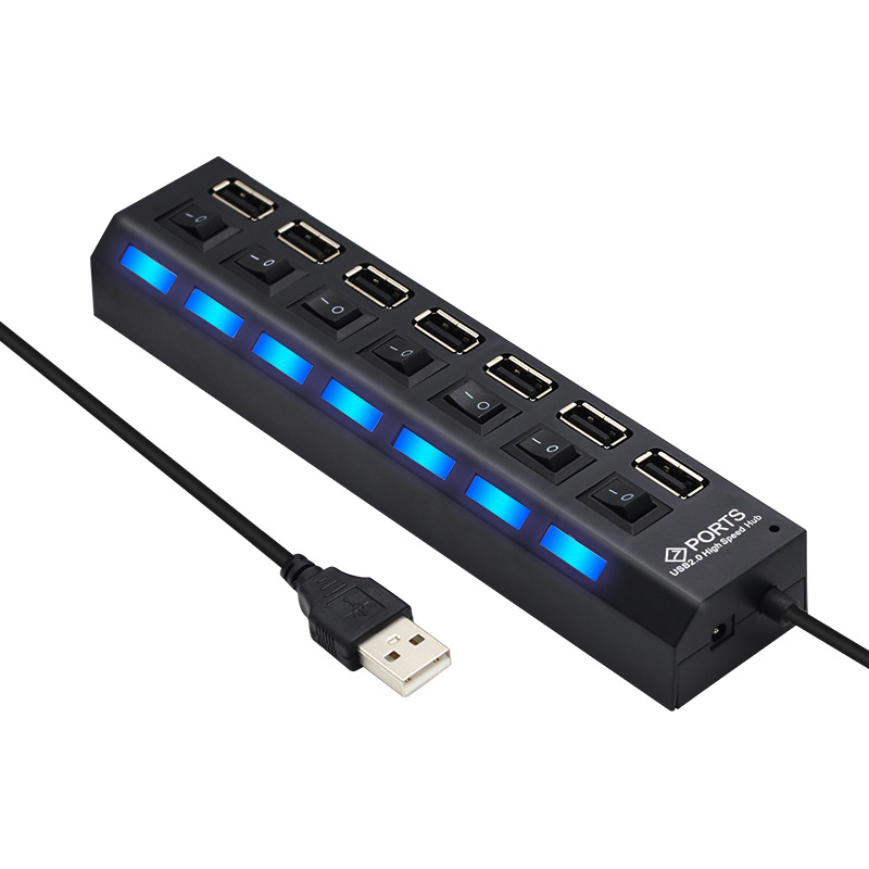 USB Hub 7 Dan 4 Port Output On Off LED 4in1 And 7in1 Colokan Konektor 2 ...