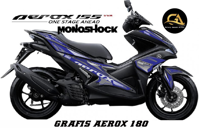STIKER STRIPING AEROX DESAIN GRAFIS AEROX 180 | Lazada Indonesia