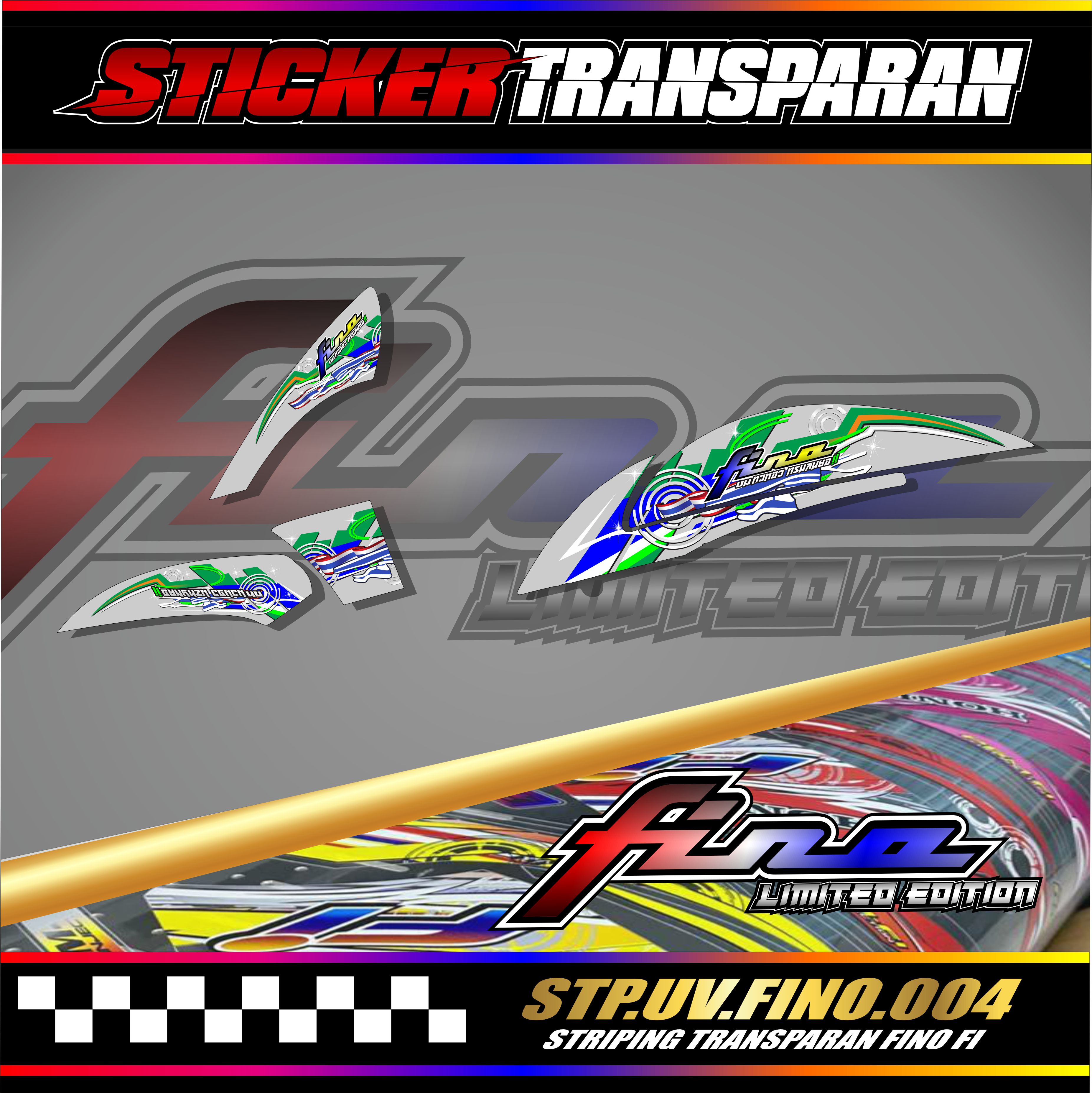 Fino Sticker Striping Fino Sticker Motor Yamaha Fino Variasi Transparan ...