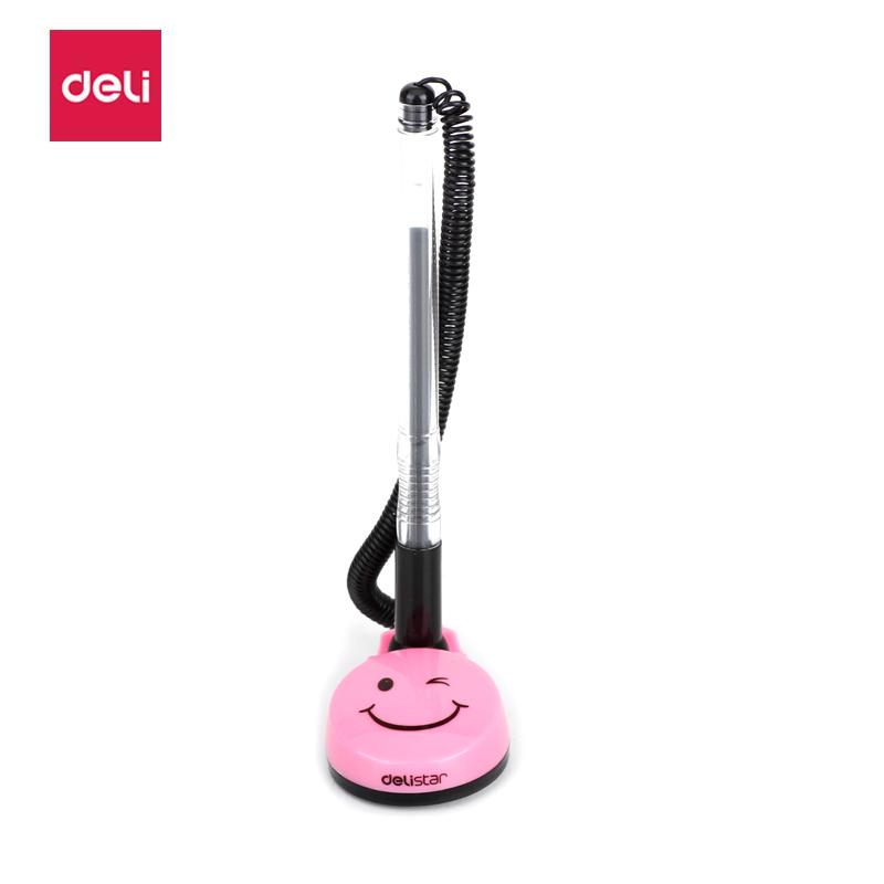 PEN MEJA DELI SPIRAL PEN DESK PULPEN MEJA BERDIRI TEMPEL PULPEN SPIRAL ...